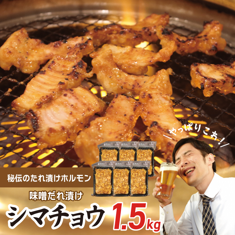 【焼肉屋の定番】シマチョウ 味噌だれ漬け 1.5kg 小分け 250g×6 牛肉 ホルモン 焼肉用 | お礼の品をさがす | 泉佐野市ふるさと納税特設サイト「さのちょく」
