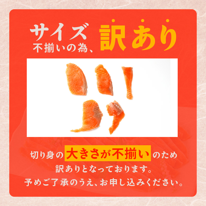 099H2720 【スピード発送】サーモン トラウト 切り落とし 900g（300g×3）ファミリー向け 訳あり サイズ不揃い | お礼の品をさがす | 泉佐野市ふるさと納税特設サイト「さのちょく」